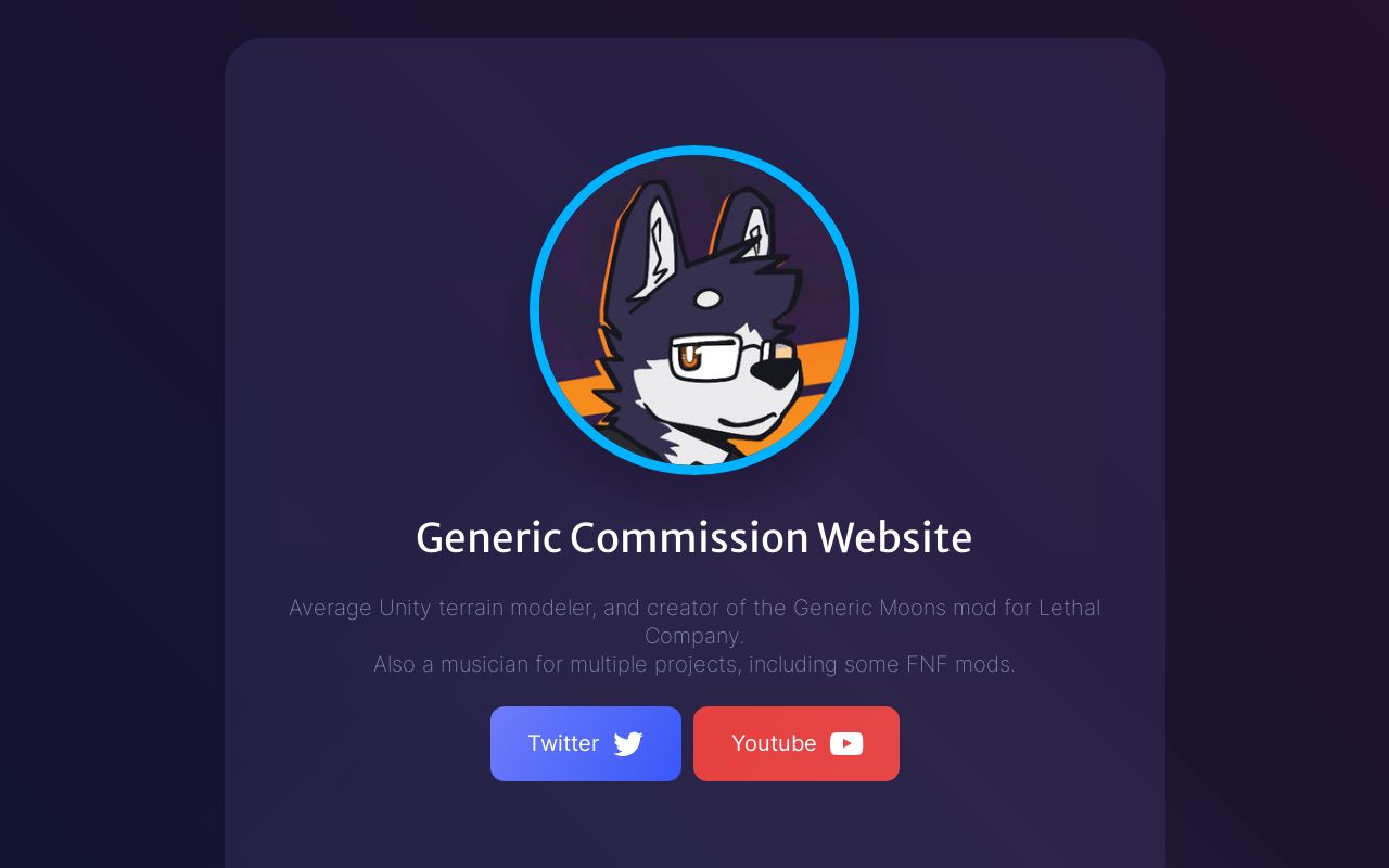 Generic Commission Website